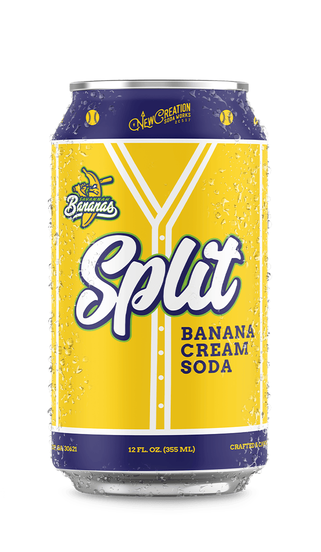 Split: Banana Cream Soda – New Creation Soda Works
