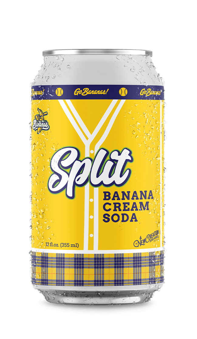 Split: Banana Cream Soda – New Creation Soda Works